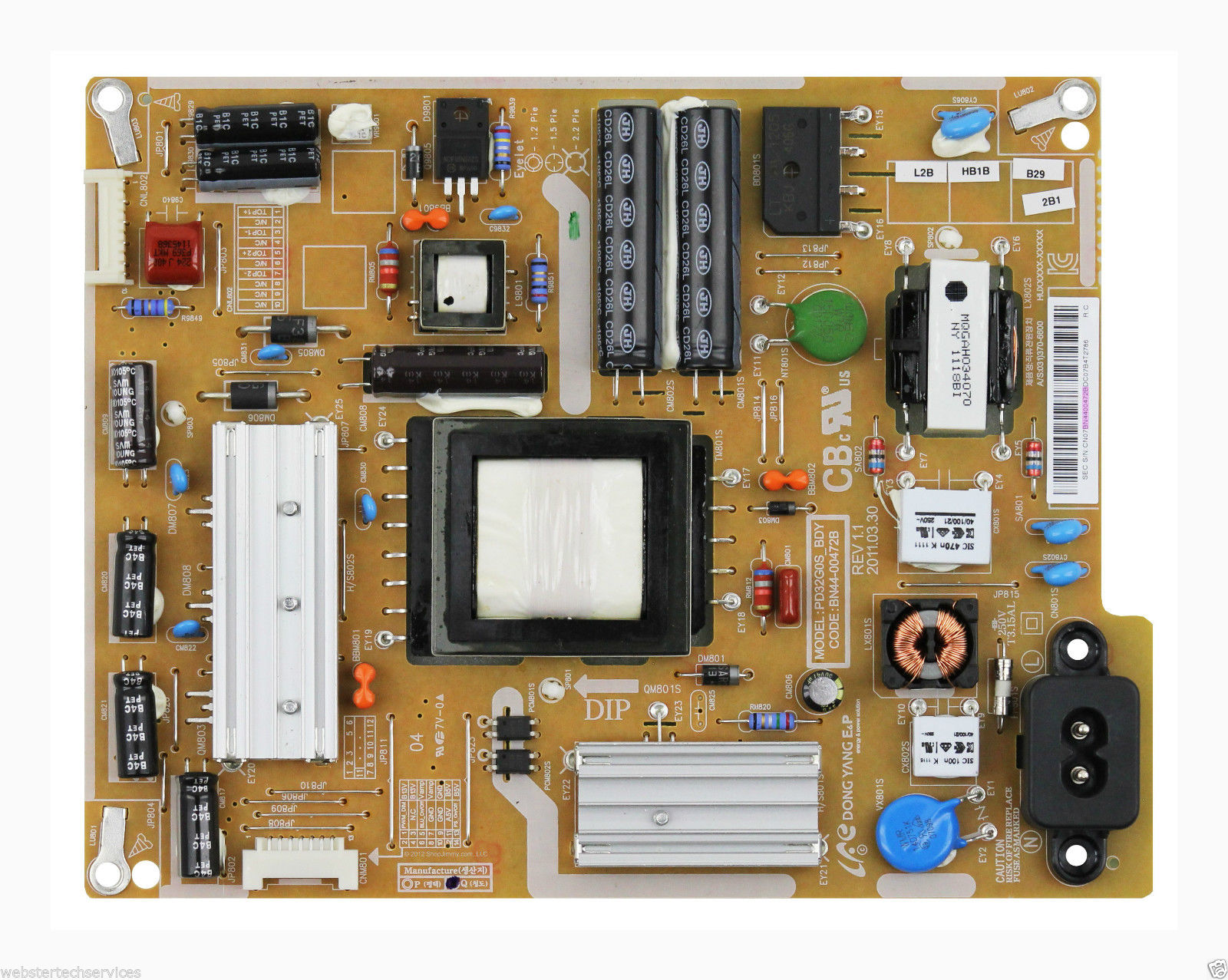 BN44-00472A Samsung Power Supply Board BN44-00472B tested [BN44-00472A ...