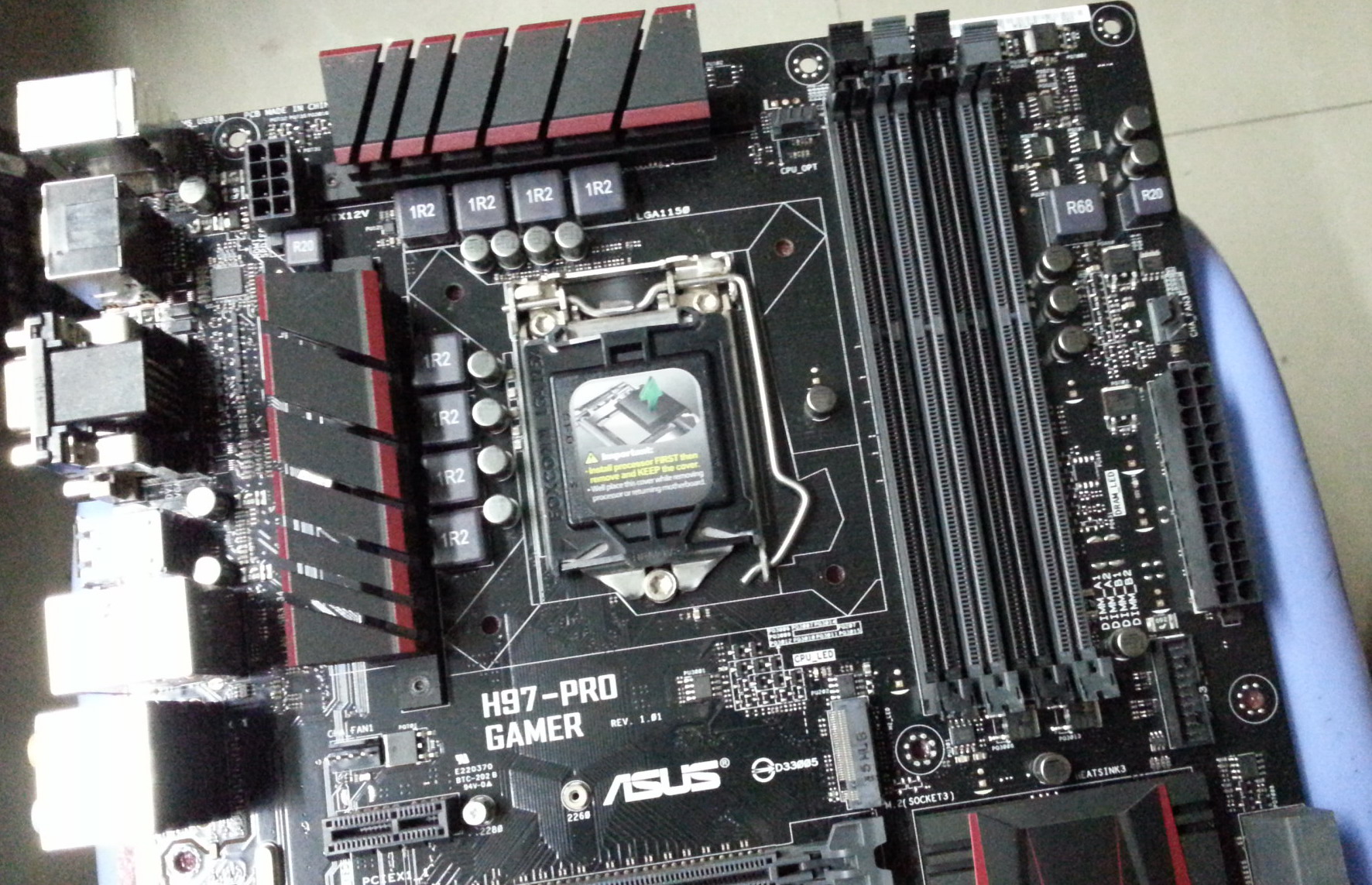 ASUS H97-PRO GAMER Motherboard LGA1150 Intel H97 DDR3 VGA DVI With I/O ...