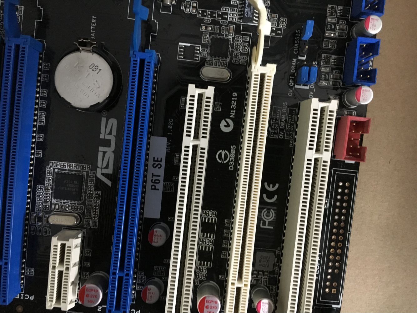 ASUS P6T SE Motherboard Chipset Intel X58 LGA1366 DDR3 With I/O Shield ...
