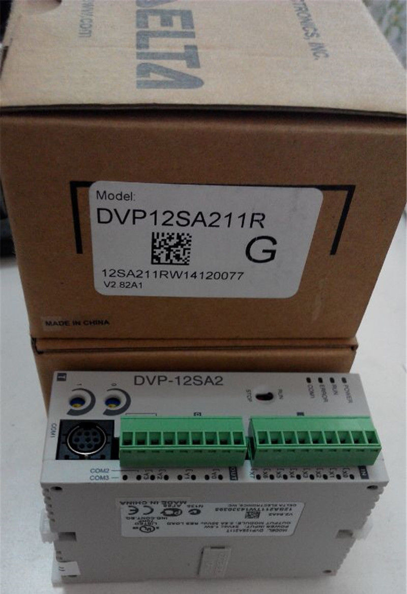DVP12SA211R Delta SA2 Series Advanced PLC DI 8 DO 4 Relay 24VDC new in ...